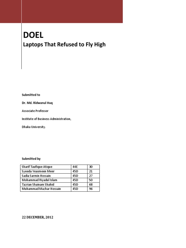 Doel Laptop Case | Download Free PDF | Brand | Laptop