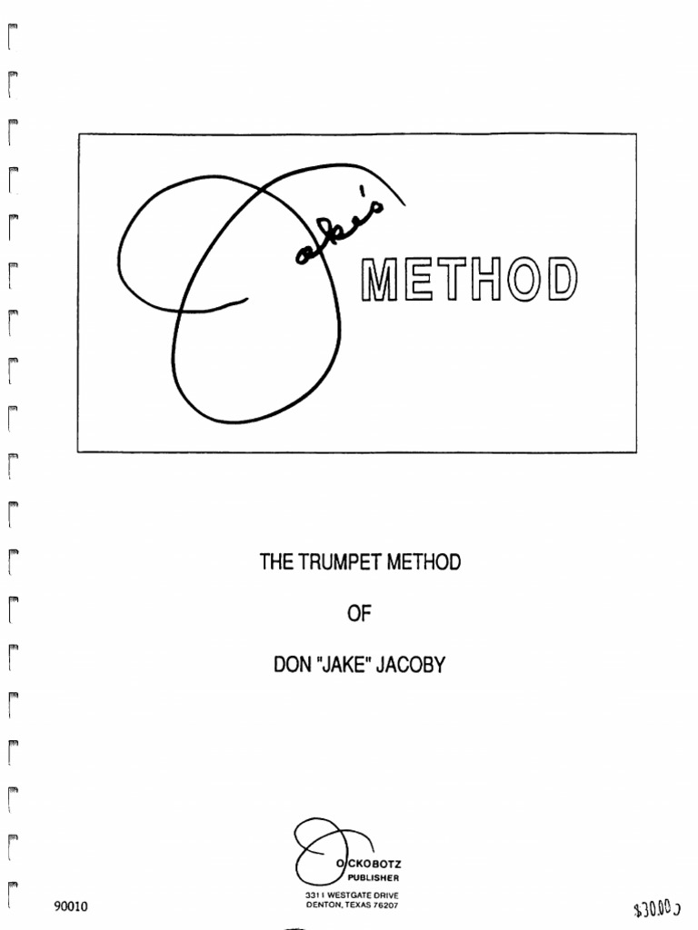 Jacoby - The Trumpet Method | PDF