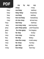 Letrang MM Activity Sheets | PDF