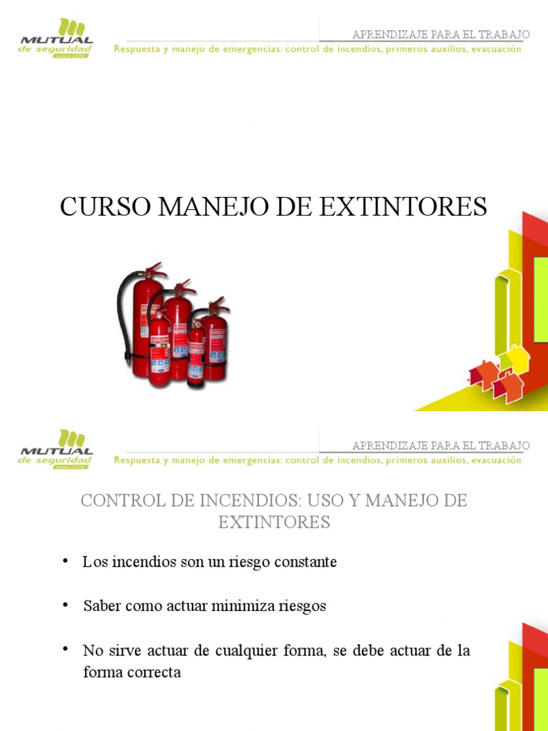 Curso Manejo de Extintores | PDF | Redox | Calor