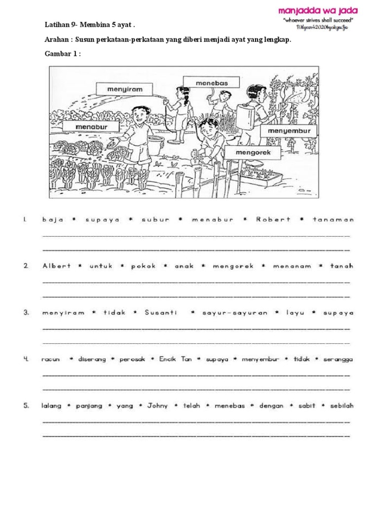 LATIHAN Bahasa Melayu Tahun 4 | PDF
