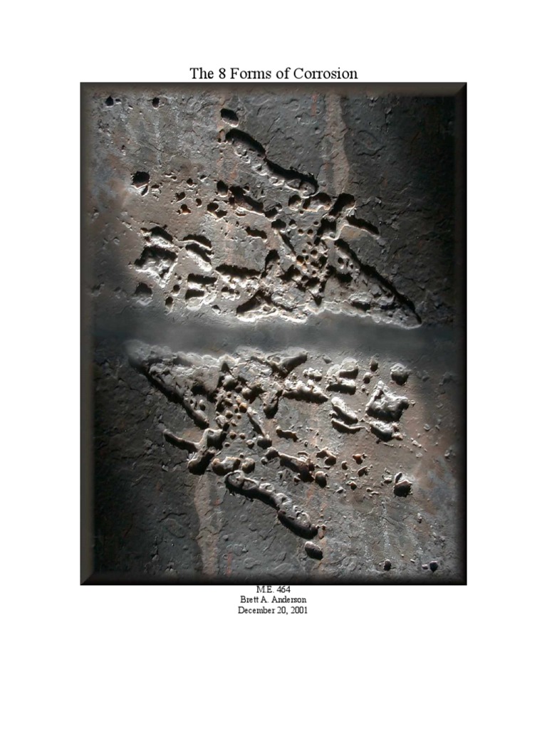 Understanding 8 Types of Corrosion | PDF | Corrosion | Redox