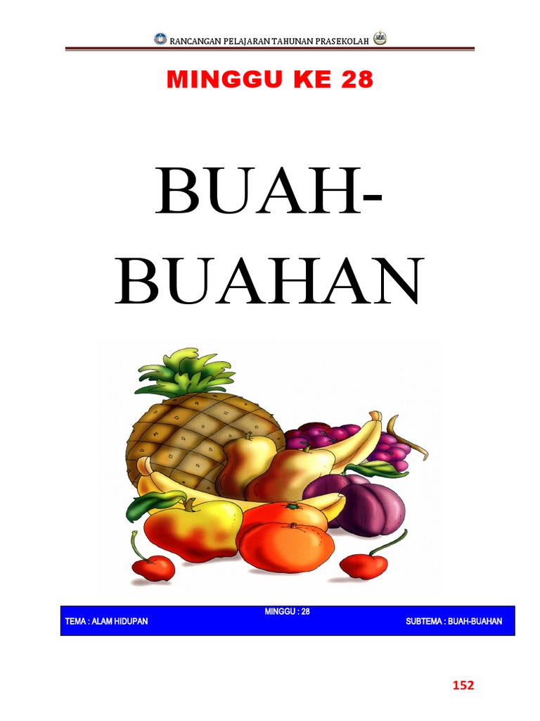 Minggu 28 - Buah-Buahan | PDF