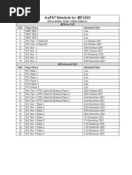 RTS Schedule 2025-26 | PDF | Academia | Data Collection