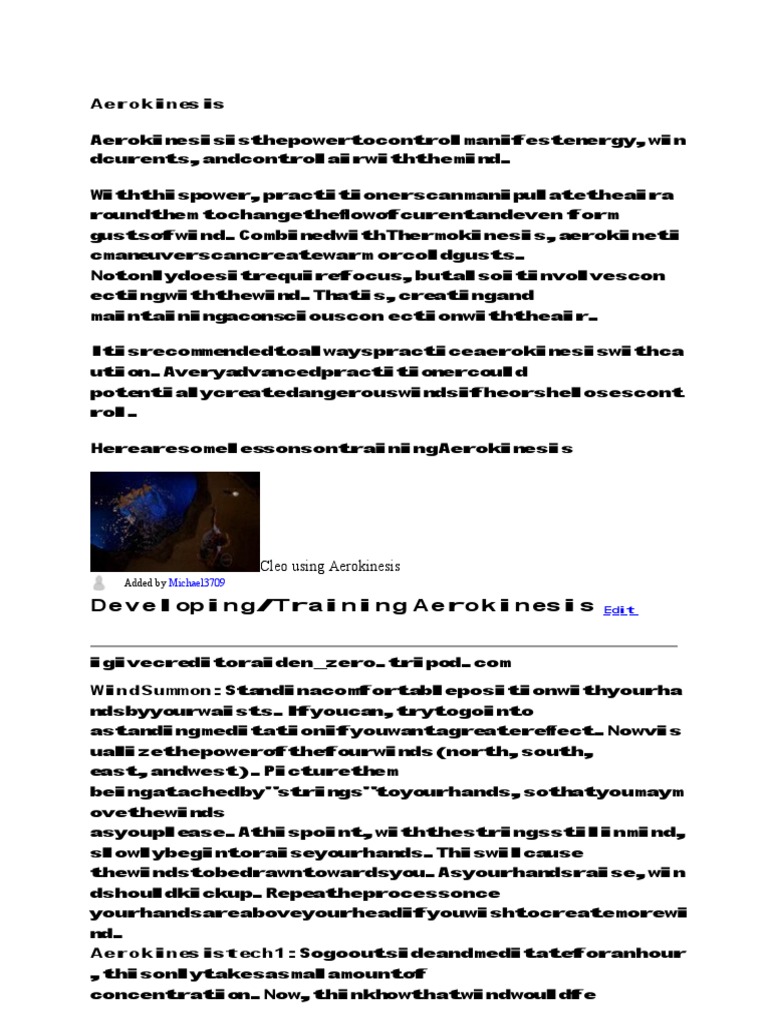 Aerokinesis | PDF | Wound | Psychological Concepts