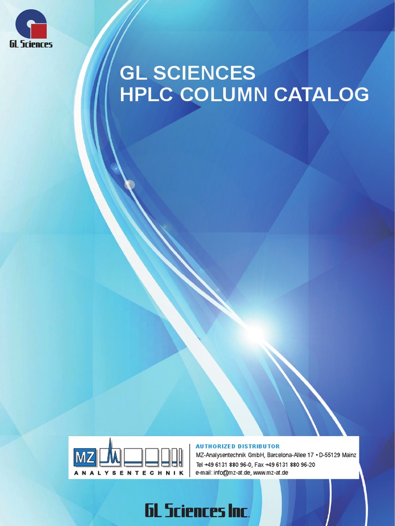 GL Sciences HPLC Column Catalog 2019 | PDF | High Performance Liquid ...