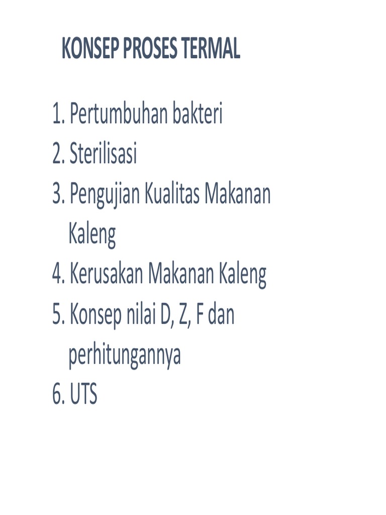 Mg.6.Konsep Proses Termal | PDF