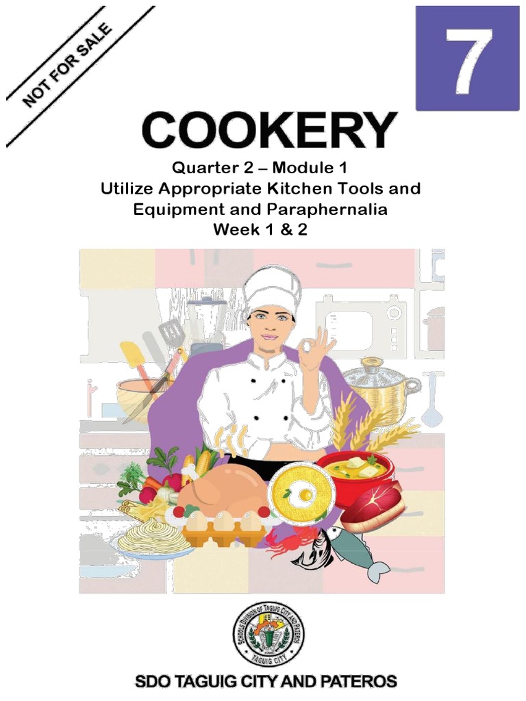Quarter 2 - Module 1 Utilize Appropriate Kitchen Tools and Equipment ...