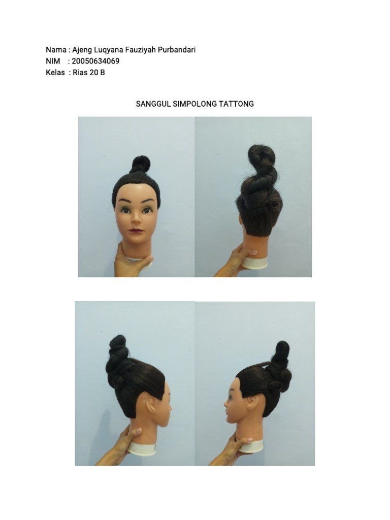 Sanggul Simpolong Tattong | PDF