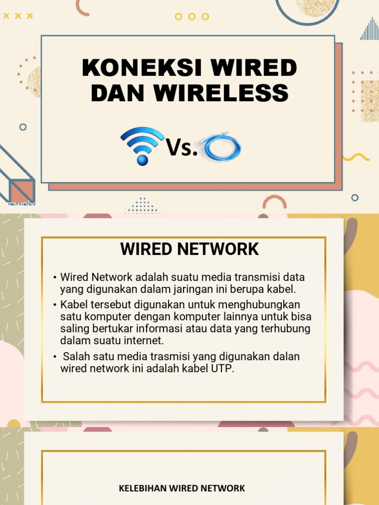 Koneksi Wired Dan Wireless | PDF