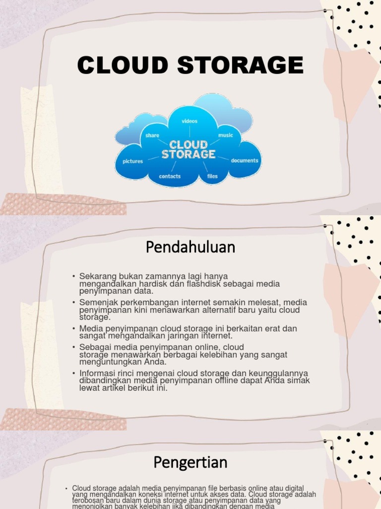 Cloud Storage | PDF