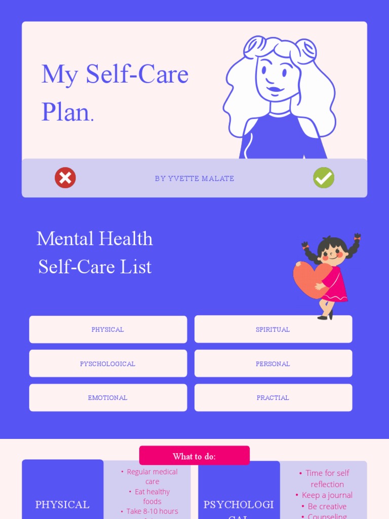 My Self-Care Plan. | PDF