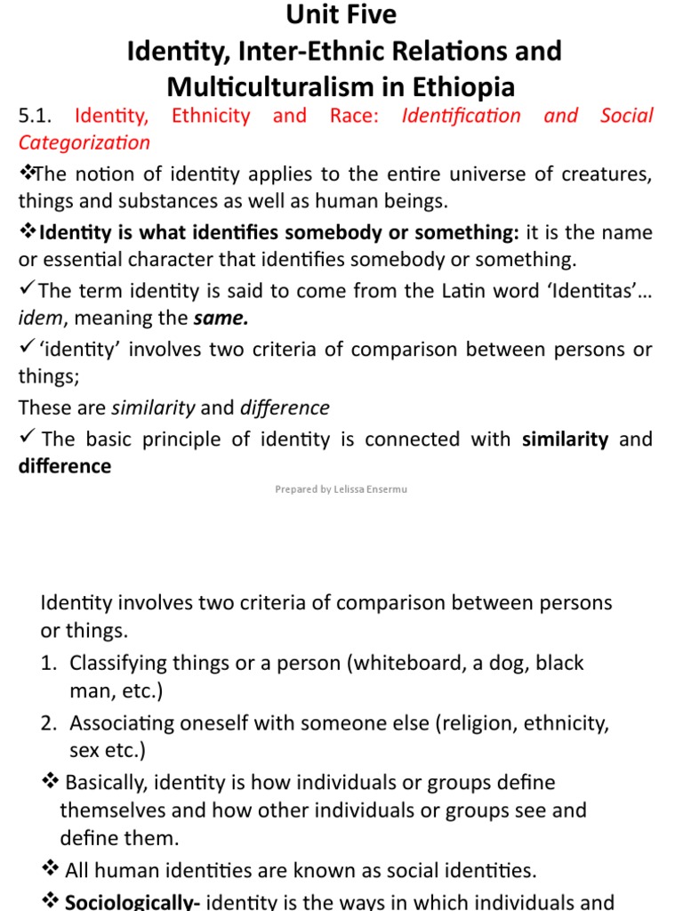 Anthro CH 5 | PDF | Identity (Social Science) | Ethnic Groups