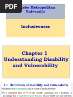 Chapter 1 Inclusiveness for Freshman Course | PDF | Disability | Speech