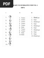 Grade 7 Answer Key | PDF