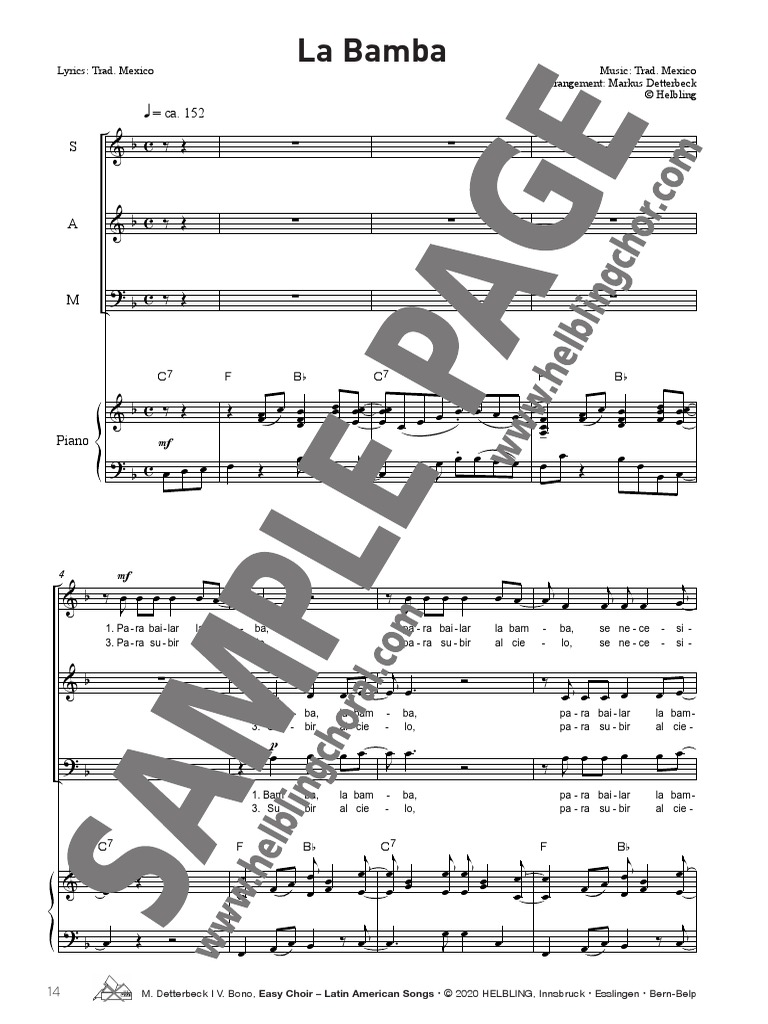 La Bamba - Sample | PDF