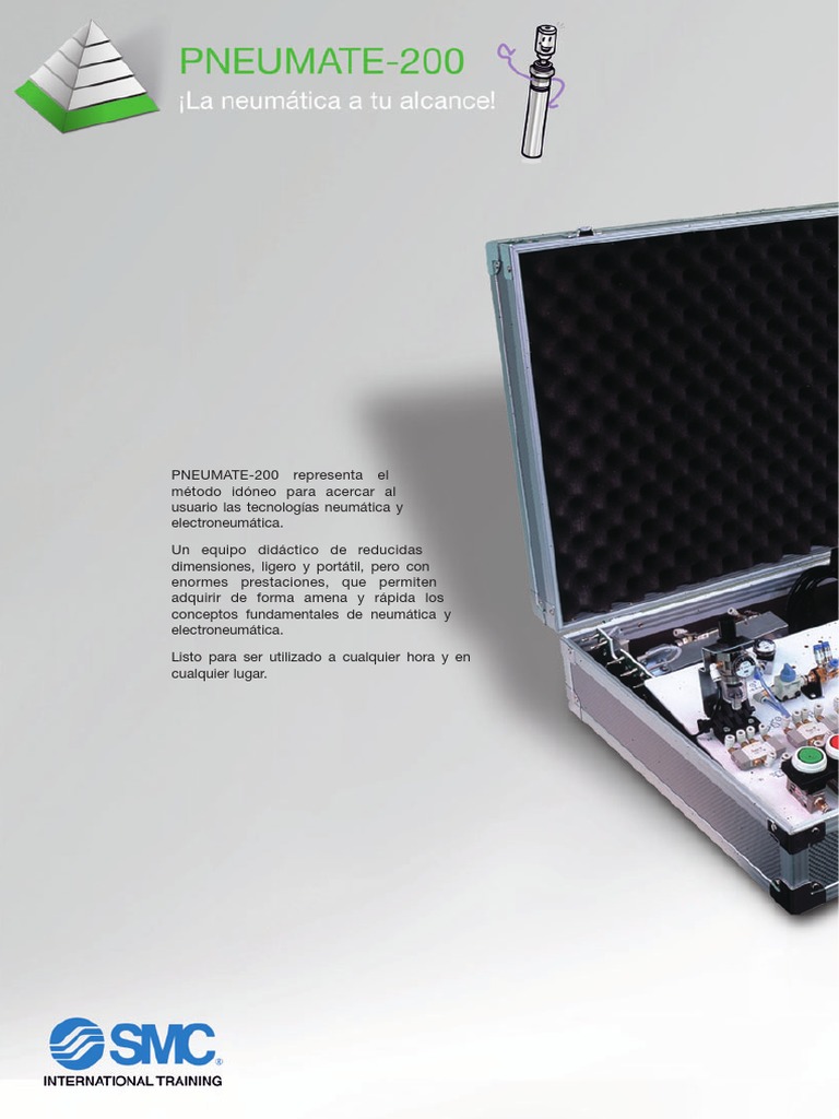Pneumate 200 | PDF | Neumática | Tubo vacío