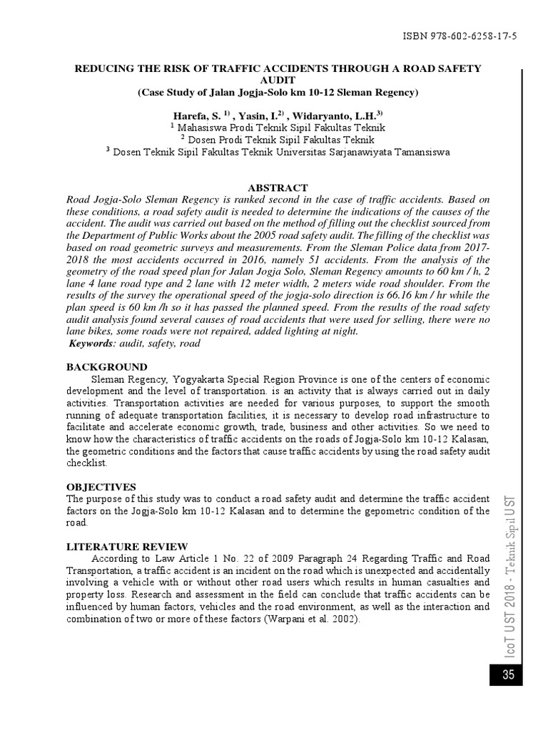 Admin, Journal Manager, PROSIDING 8 | PDF | Road | Road Traffic Safety