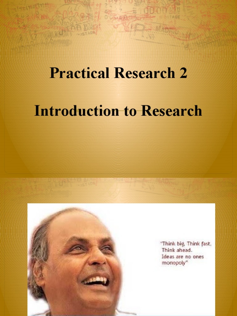 Practical Research 2 Introduction To Research | PDF | Scientific Method ...