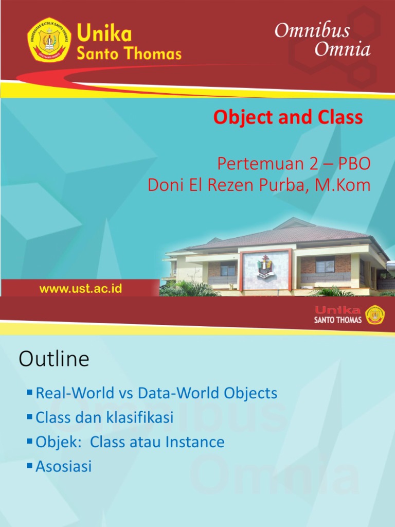 Pertemuan 2 - Objek Dan Class | PDF
