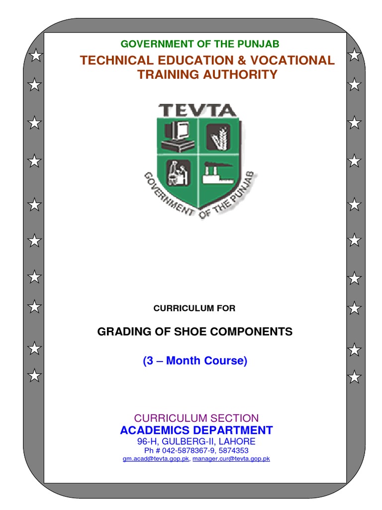 68-Grading of Shoe Components | PDF | Shoe