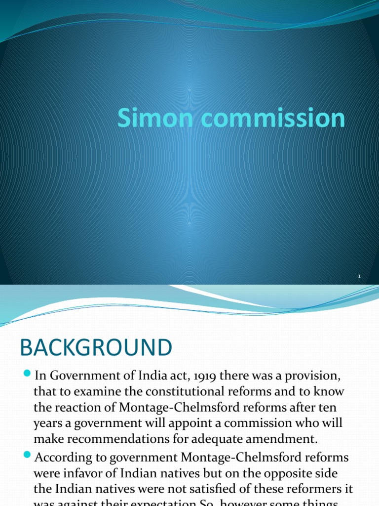 Simon Commission | PDF | British Raj | Government
