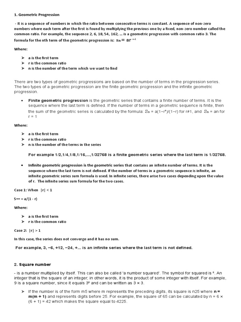 5 Numerical Pattern | PDF | Numbers | Mathematical Concepts