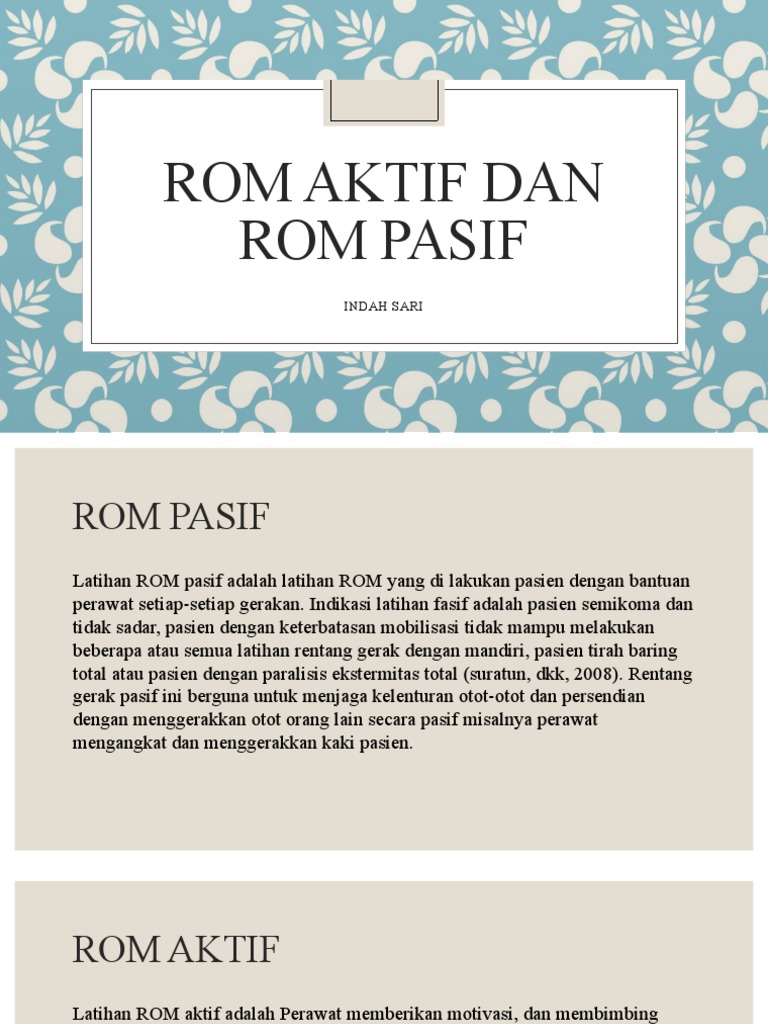 PTM 3-Rom Aktif Dan Rom Pasif | PDF