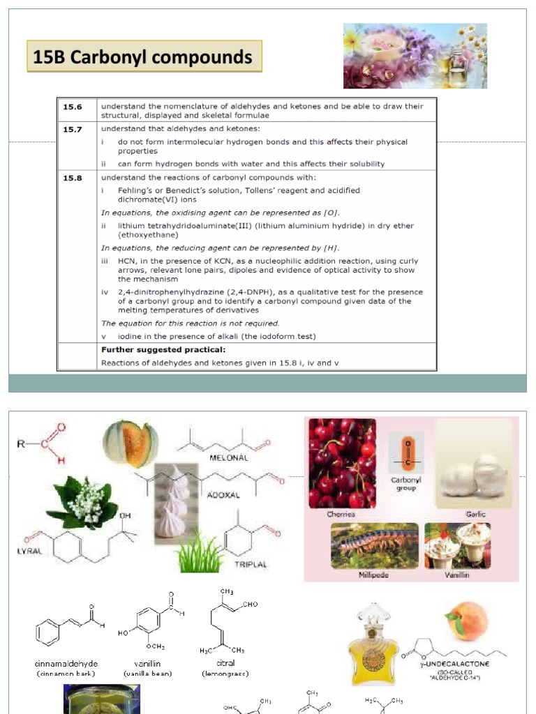 Understanding Carbonyl Compounds | PDF | Aldehyde | Ketone