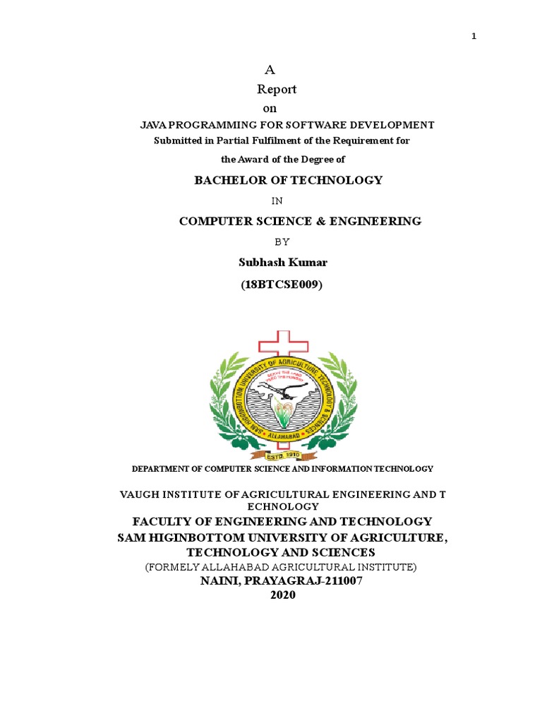 Report Java Programming Languages | PDF | Inheritance (Object Oriented ...