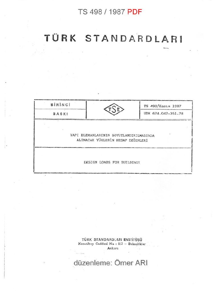 TS 498 1987 | PDF