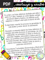 Yo Leo Construyo y Escribo Tablero de Escritura | PDF