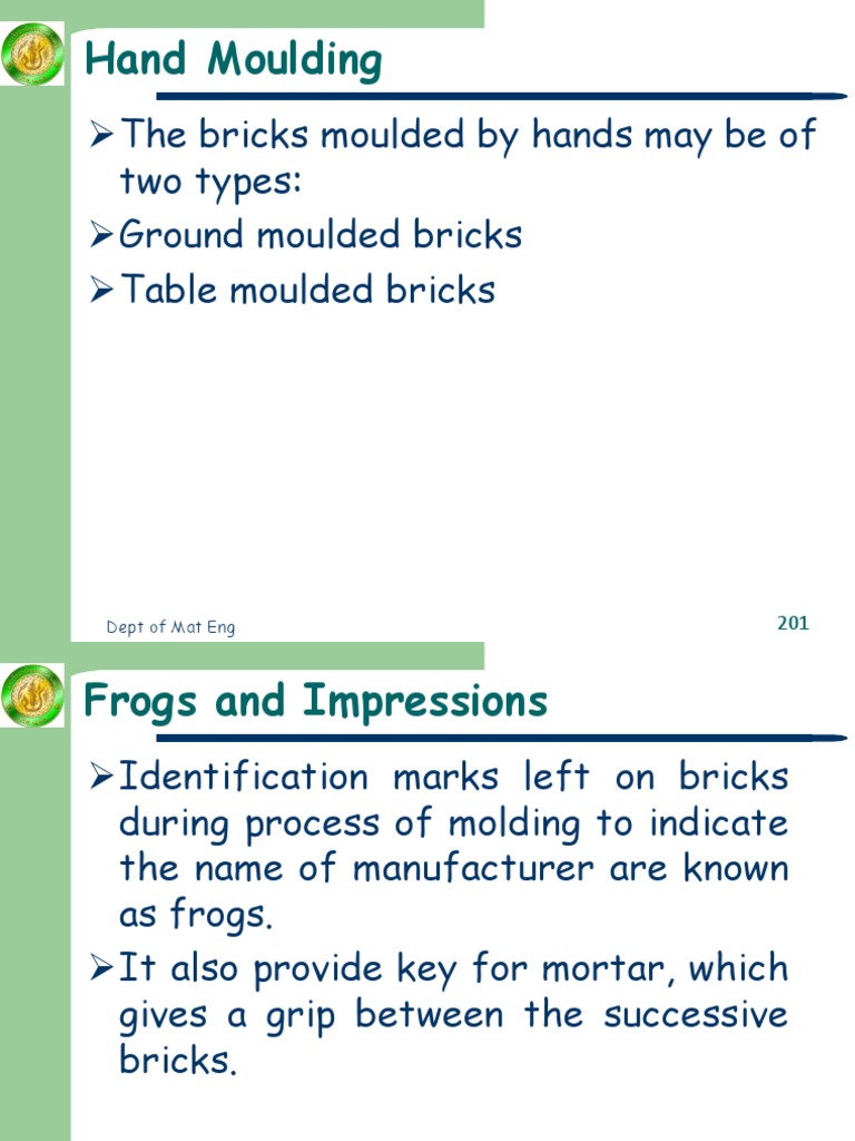 Brick Lecture B | PDF | Brick | Mortar (Masonry)