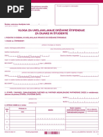 Vloga Za Uveljavljanje Pravic Iz Javnih sredstevIZP | PDF