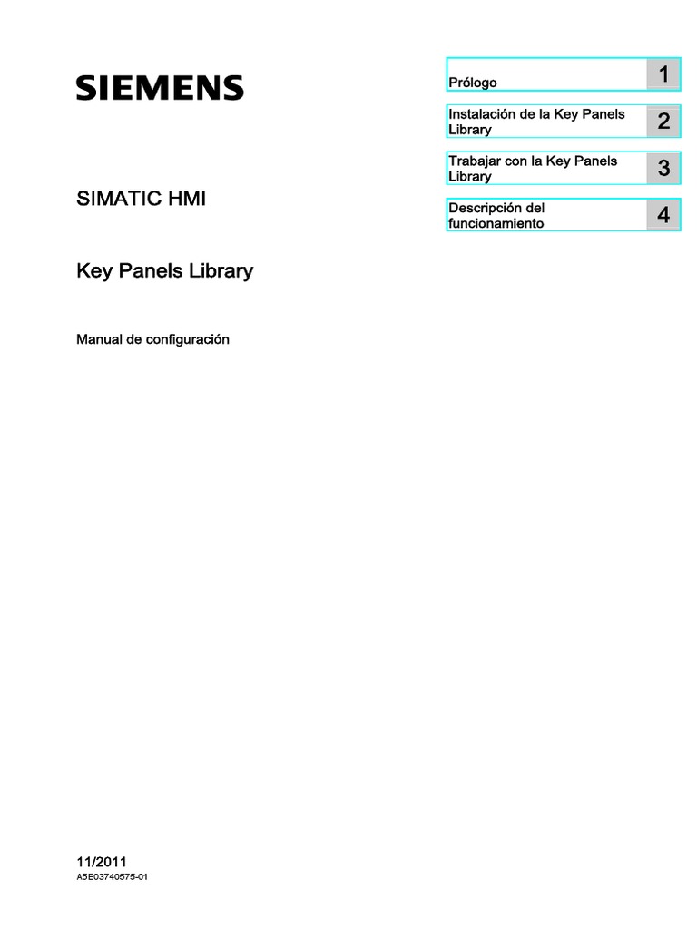 KP8 Hmi - Key - Panels - Library - es-ES - es-ES | PDF | Color | Diodo ...