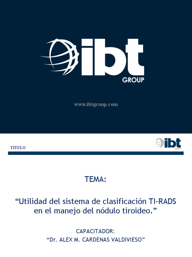 Ti Rads | PDF | Cáncer | Enfermedades y trastornos