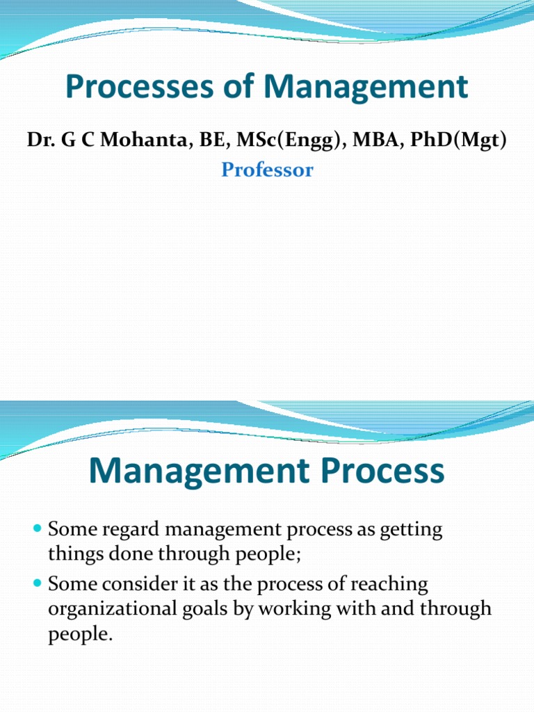 Management Process Overview | PDF | Human Resources | Communication