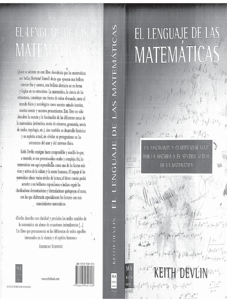 El Lenguaje de Las Matematicas - Keith Devlin (Completo Español) | PDF