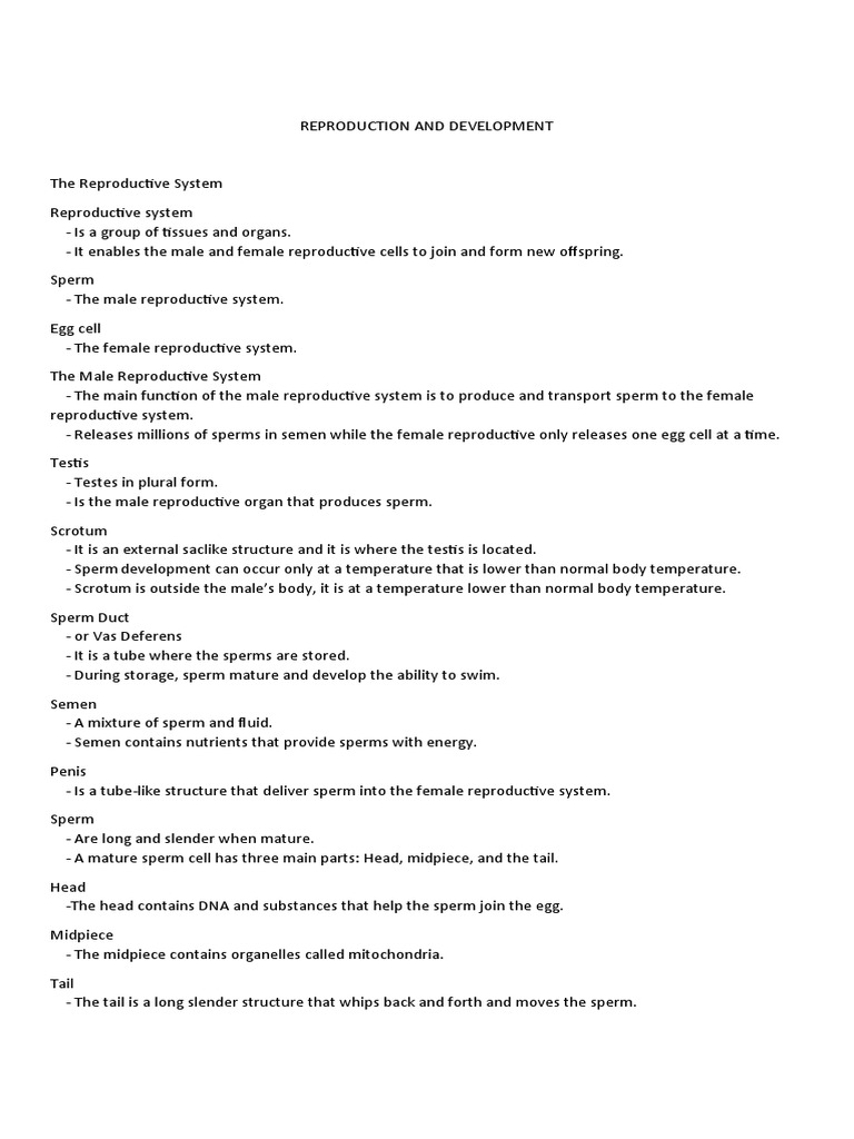 Human Reproduction & Development | PDF | Menstrual Cycle | Ovary