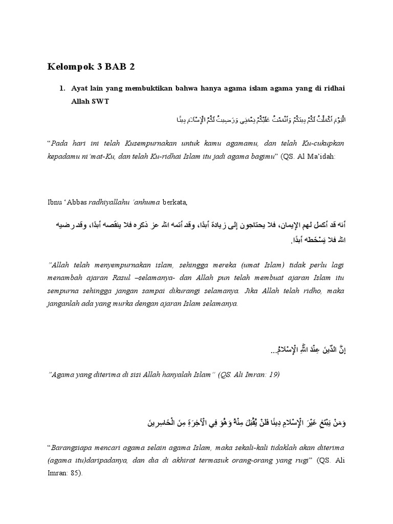 Tugas Rutin Agama | PDF