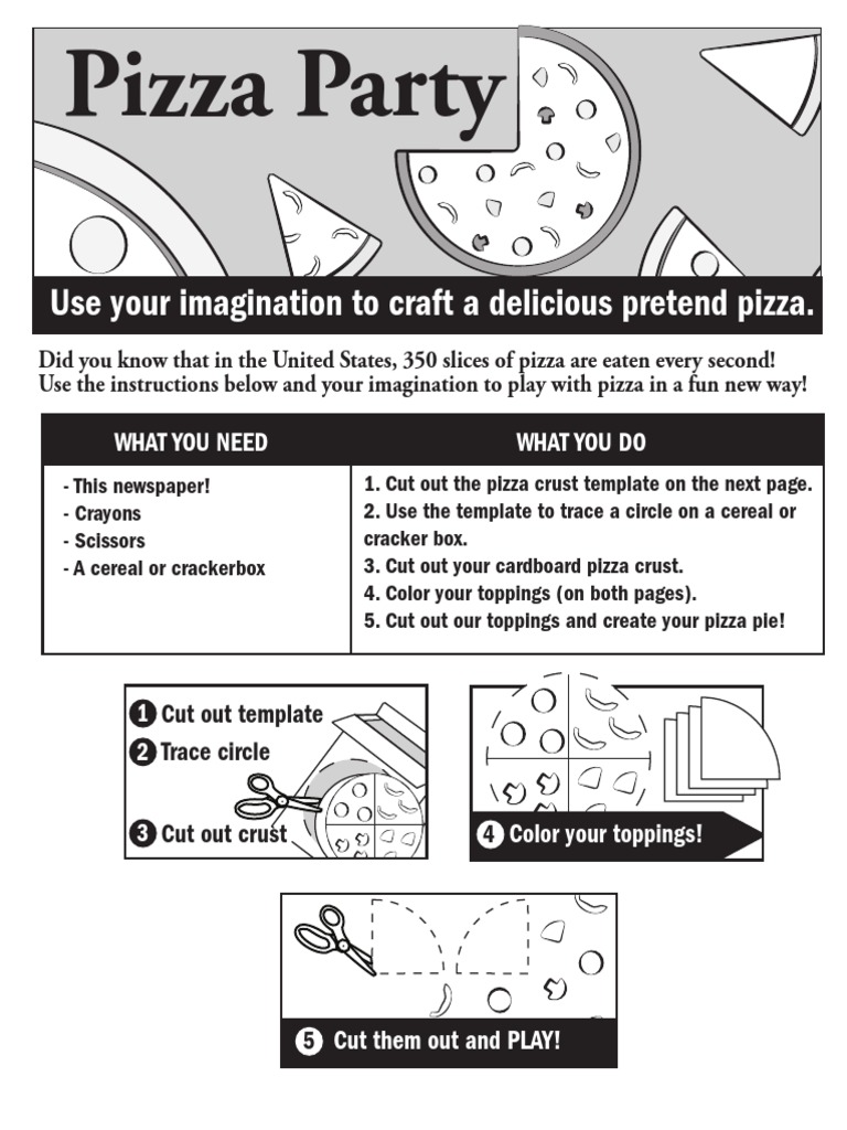 Pizza Party Printable | PDF