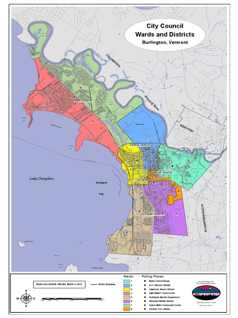 Burlington Wards, Voting Places | PDF