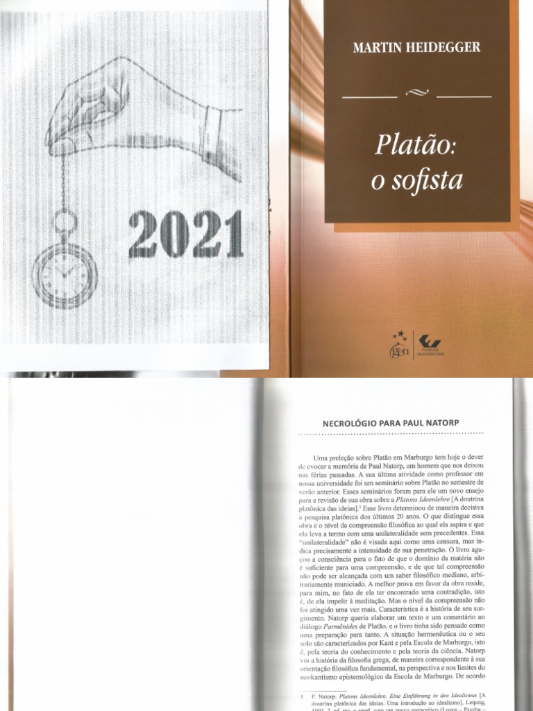 PLATÃO o Sofista (Martin Heidegger) | PDF