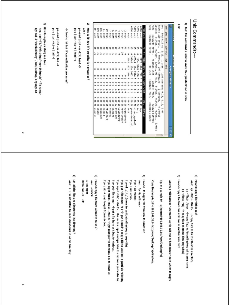 Linux Commands Pdf File System Computer File