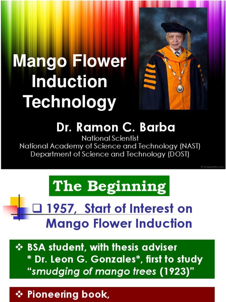 NS Barba - Mango Flower Induction Technology | PDF | Mango | Latin America