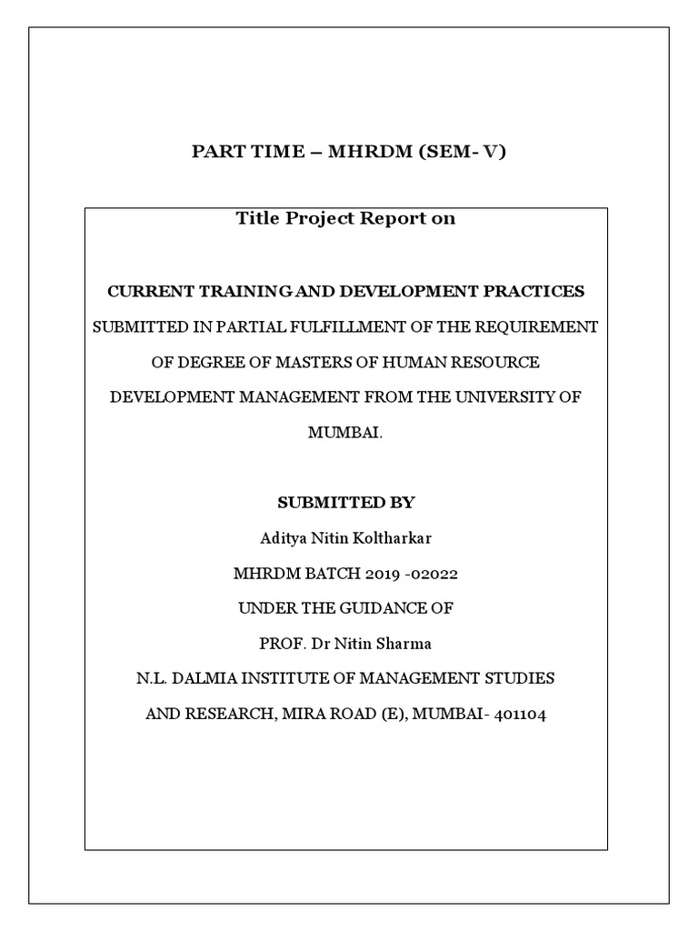 Current Training Practices in HRD | PDF | Artificial Intelligence ...