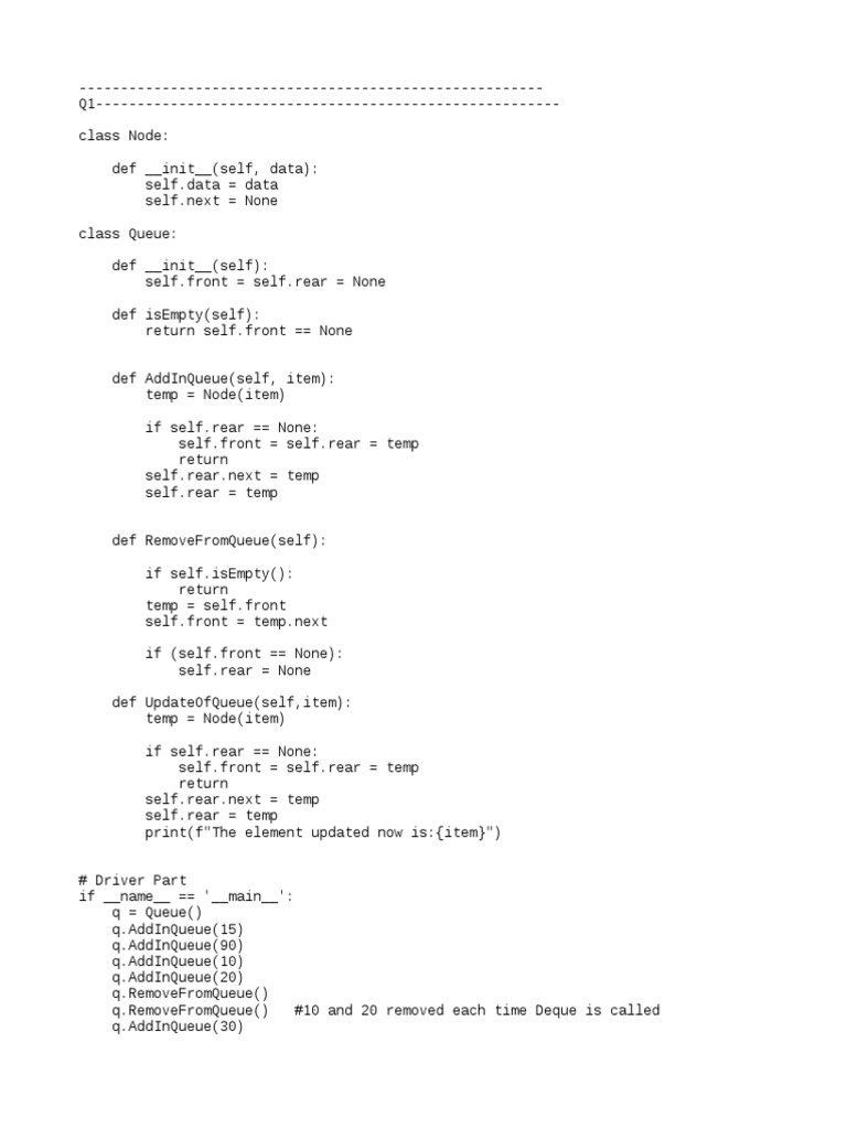 Lab Task#11 | PDF | Queue (Abstract Data Type) | Software Design