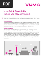 VUMA Fibre Home Installation Guide | PDF | Customer Premises Equipment ...