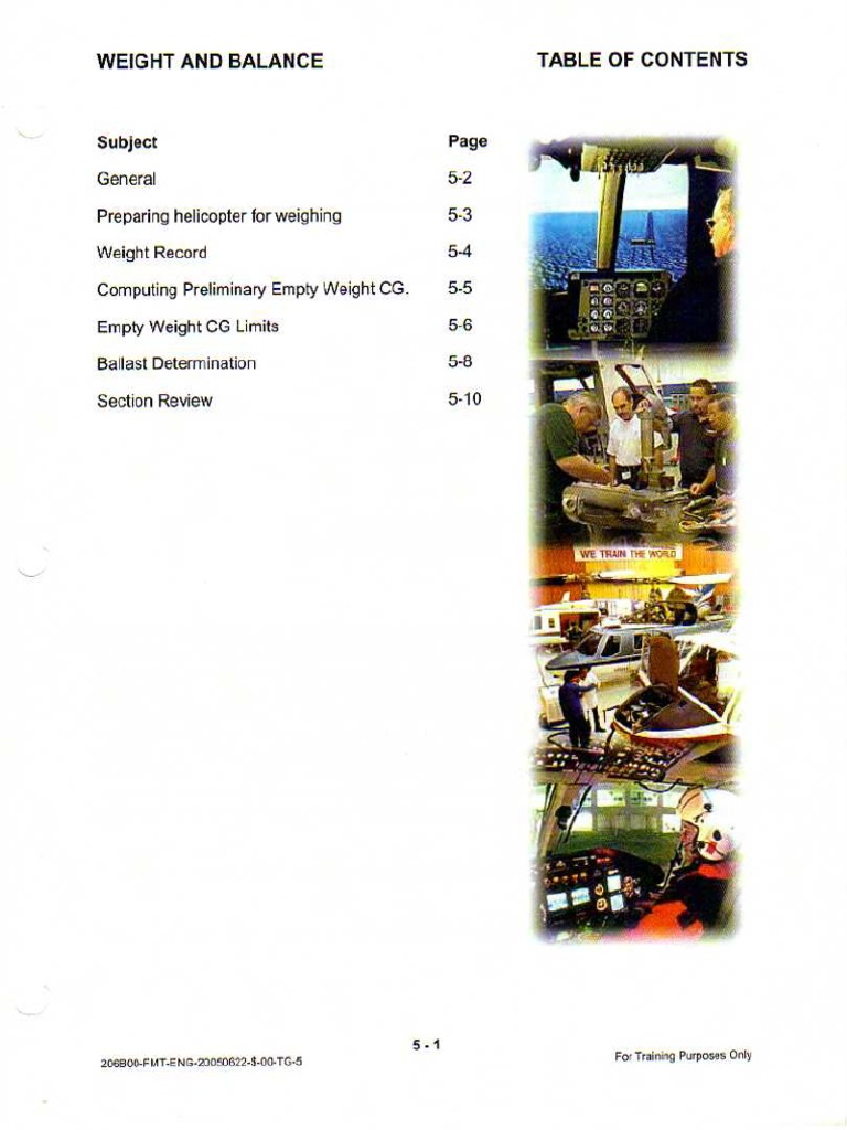 Weight and Balance | PDF