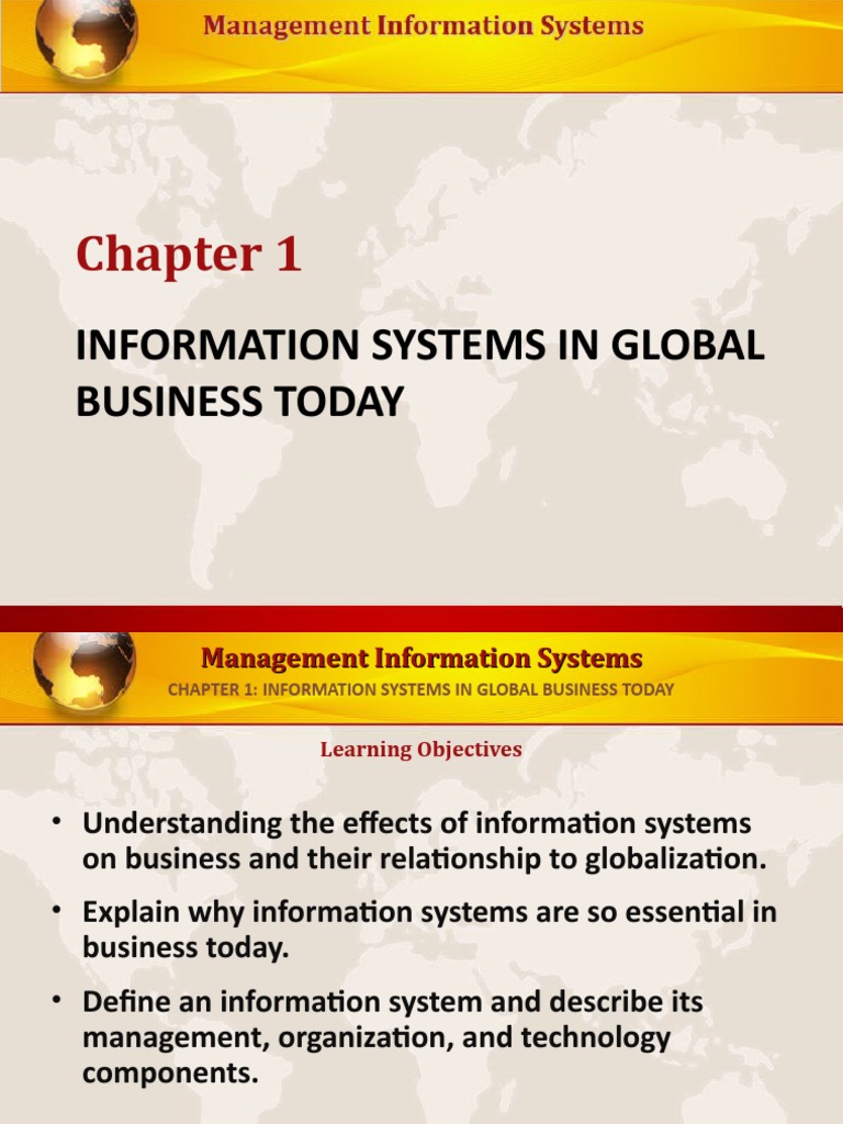 Information Systems in Global Business Today: Managing The Digital Firm ...